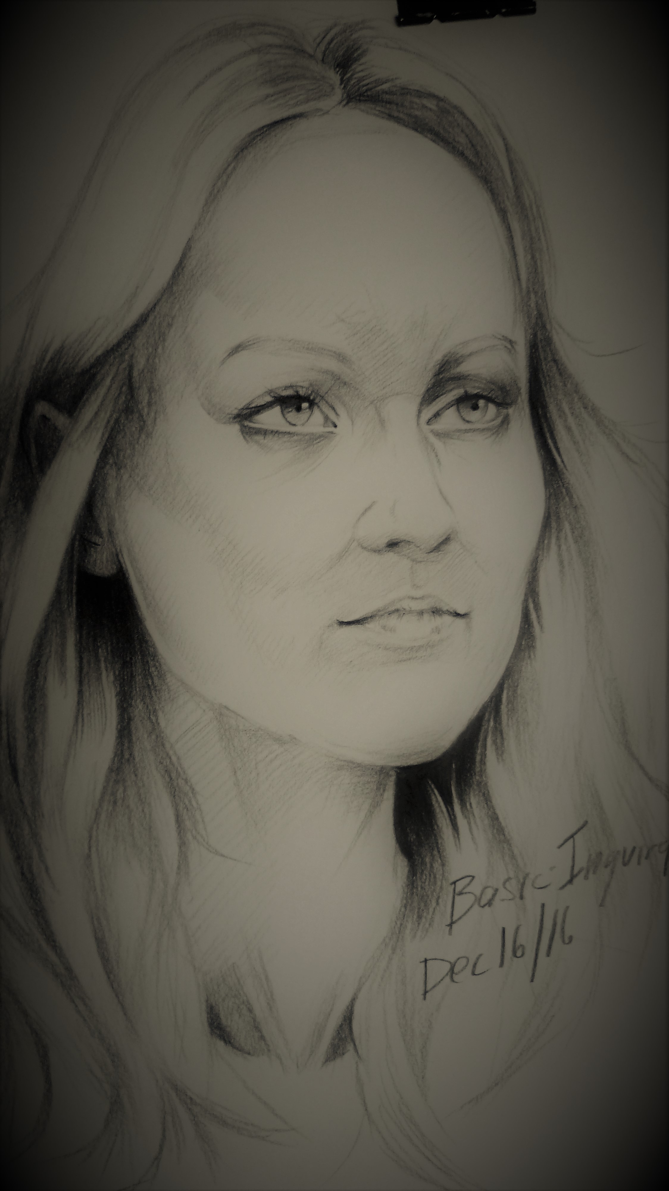 Basic Inquiry Life Drawing Portrait – Colin Lanyon