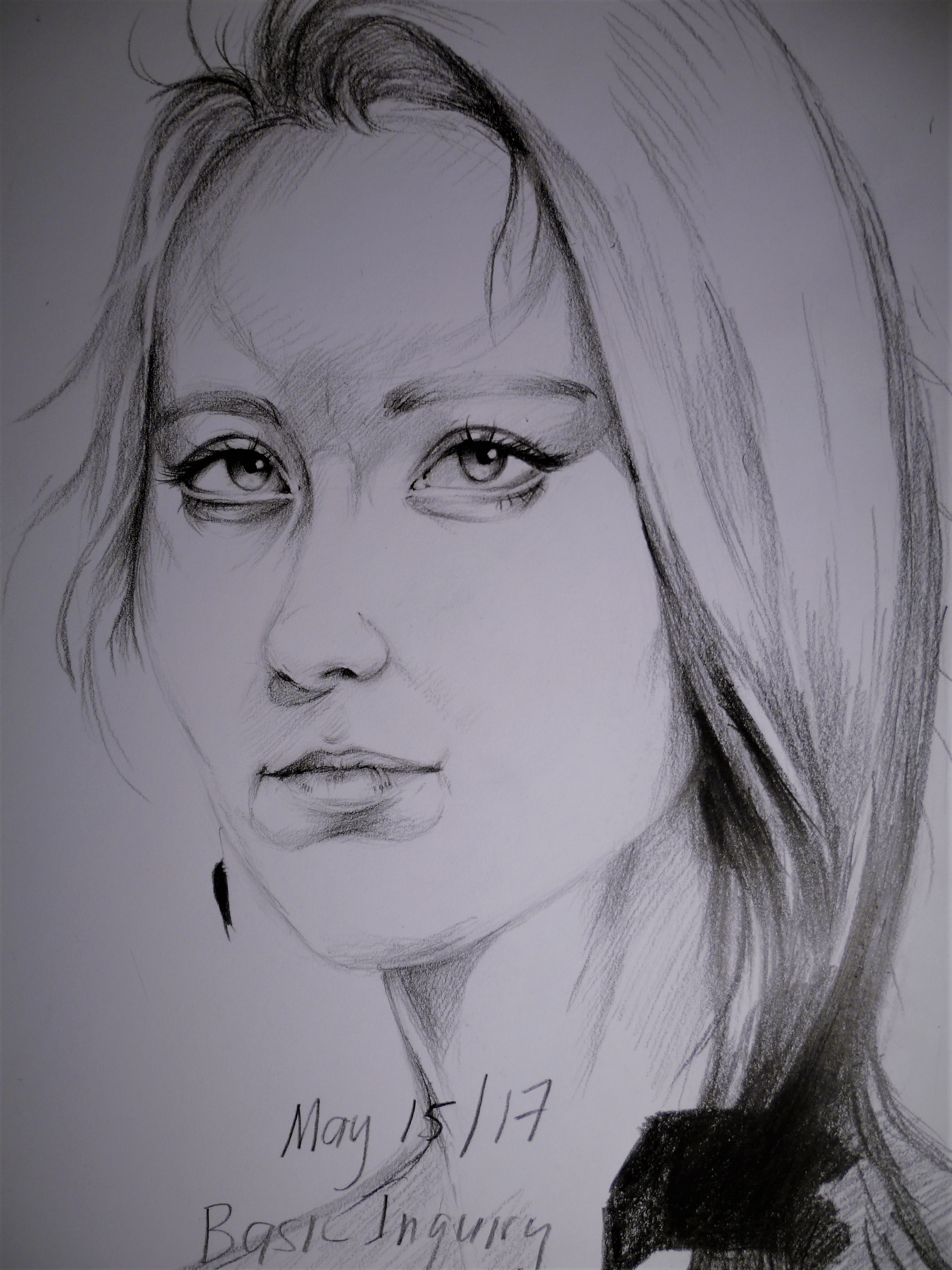 Basic Inquiry Life Drawing Portrait – Colin Lanyon