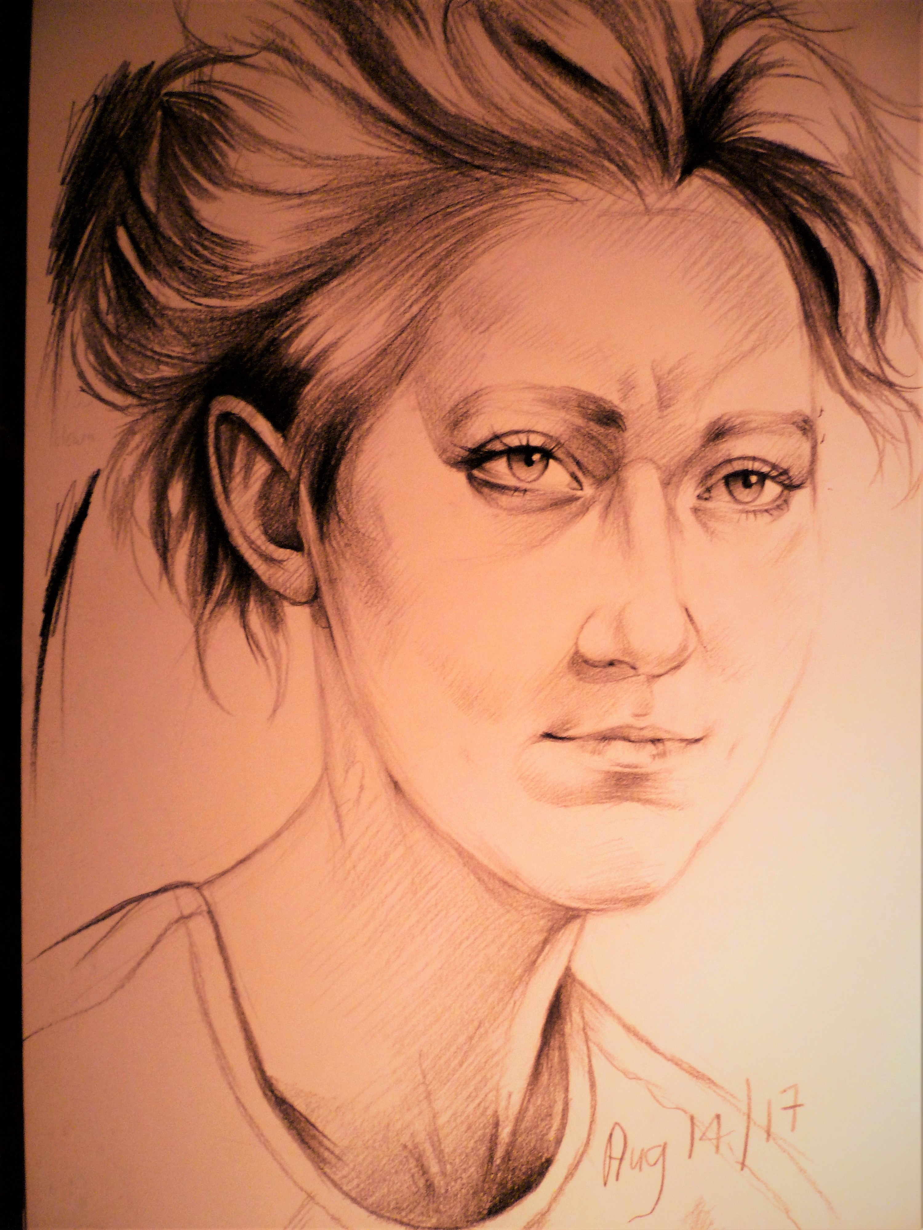 Basic Inquiry Life Drawing Portrait – Colin Lanyon