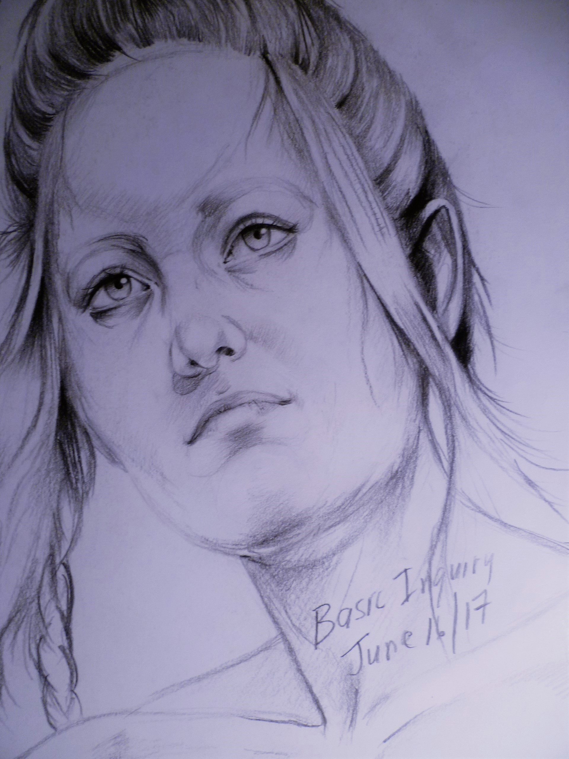 Basic Inquiry Life Drawing Portrait – Colin Lanyon