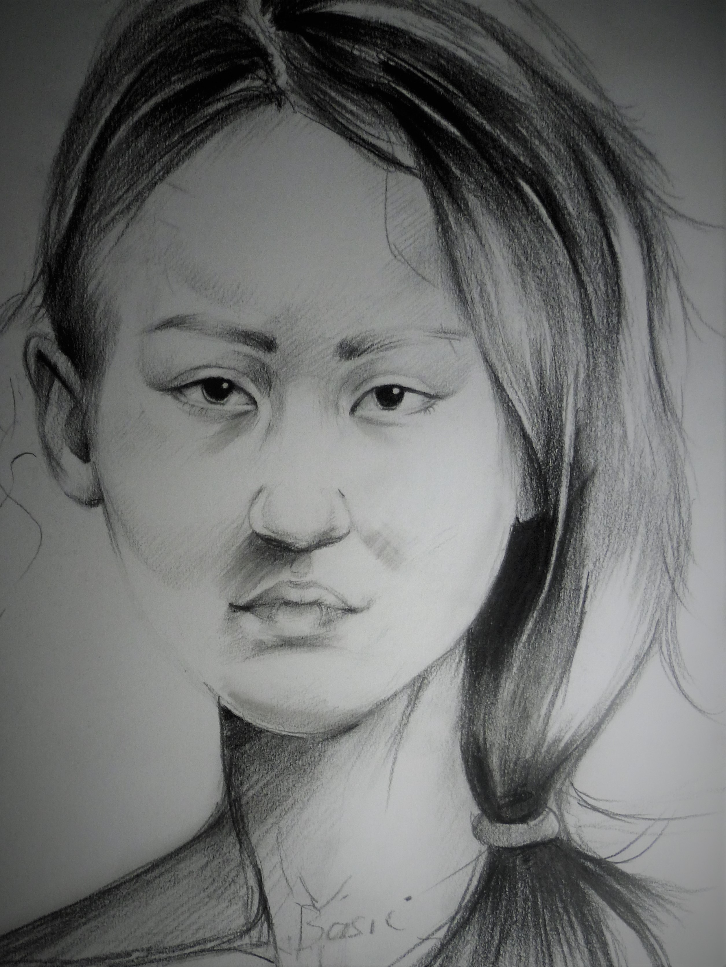 Basic Inquiry Life Drawing Portrait – Colin Lanyon