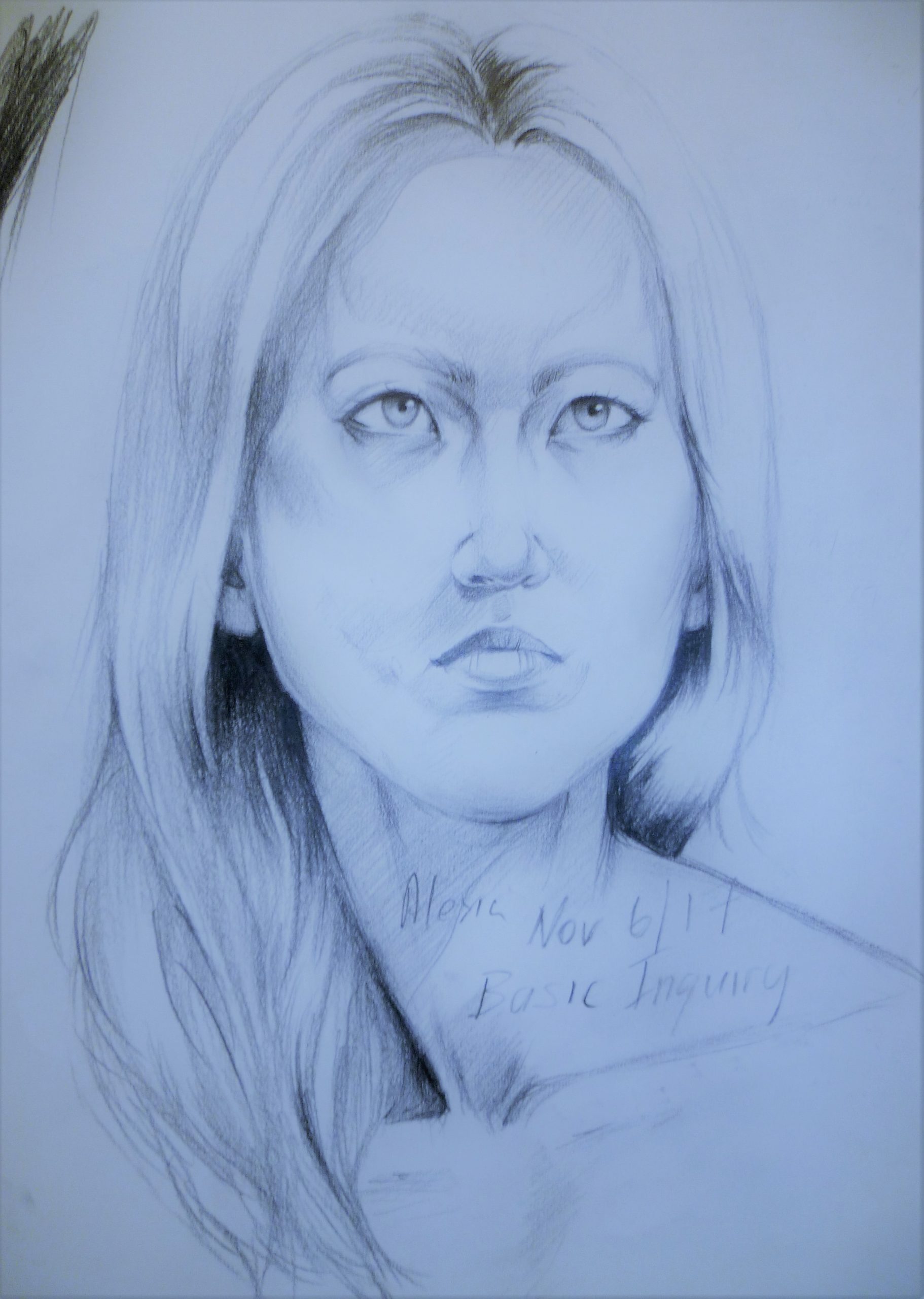 Basic Inquiry Life Drawing Portrait – Colin Lanyon