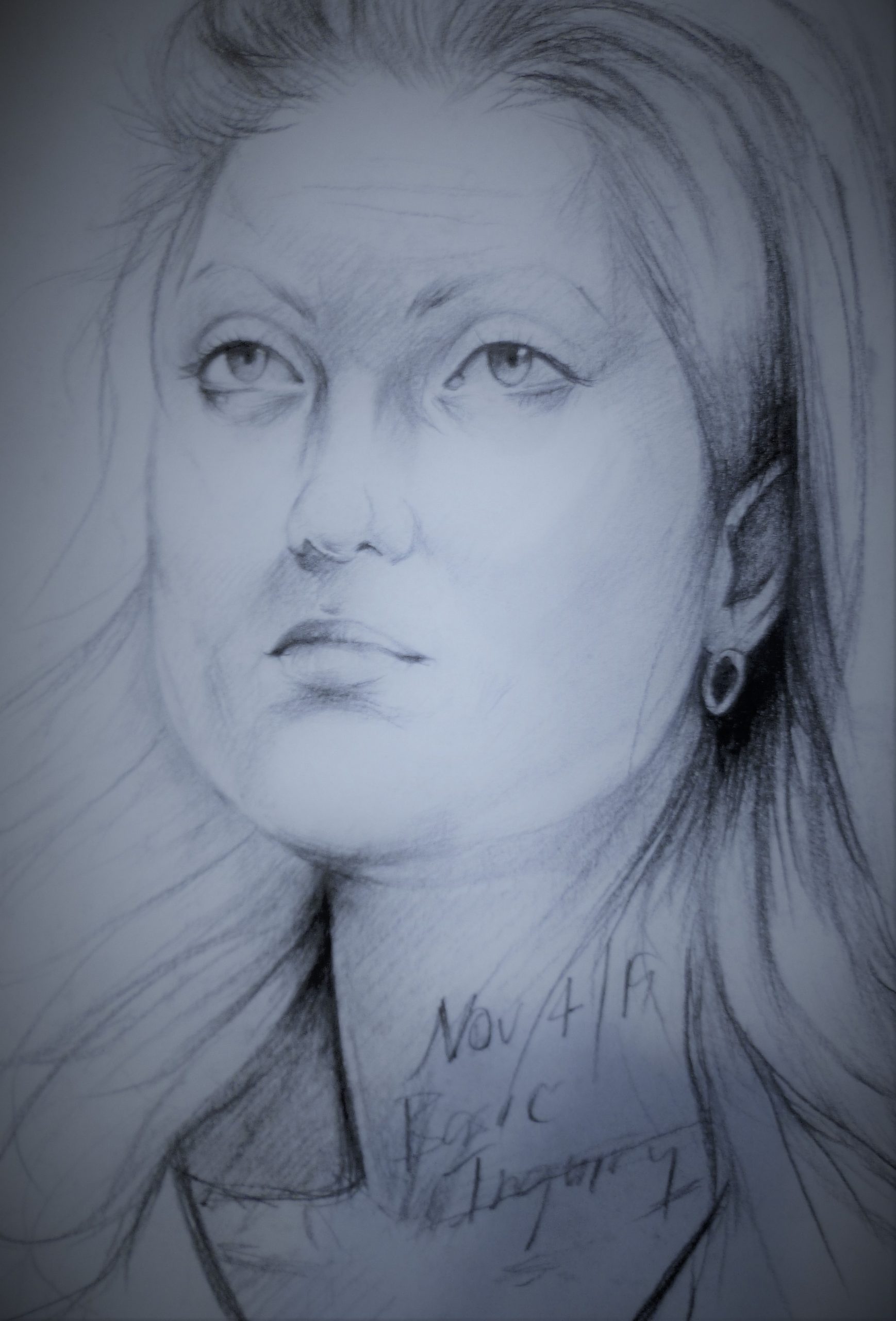 Basic Inquiry Life Drawing Portrait – Colin Lanyon