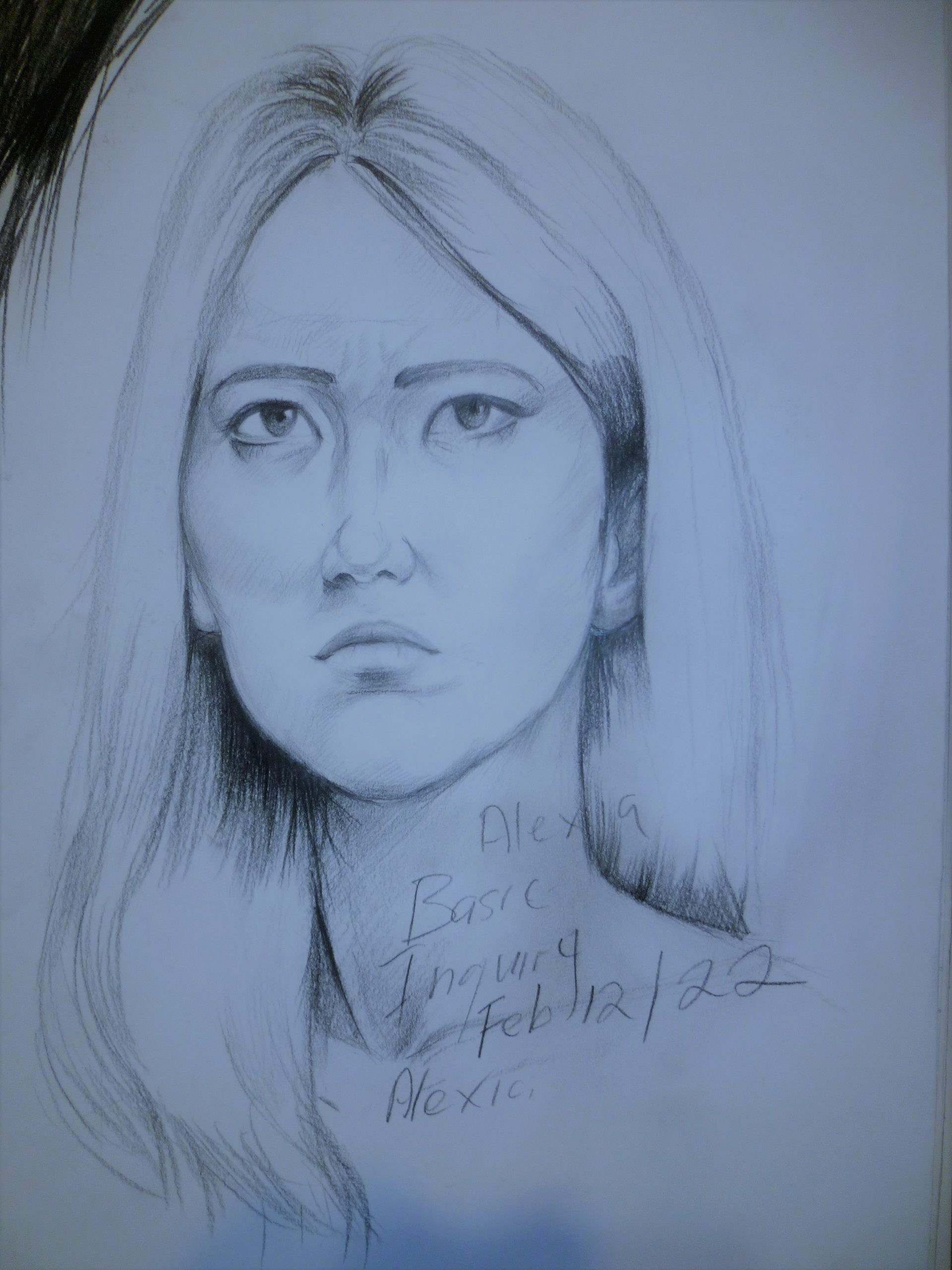Basic Inquiry Life Drawing Portrait – Colin Lanyon