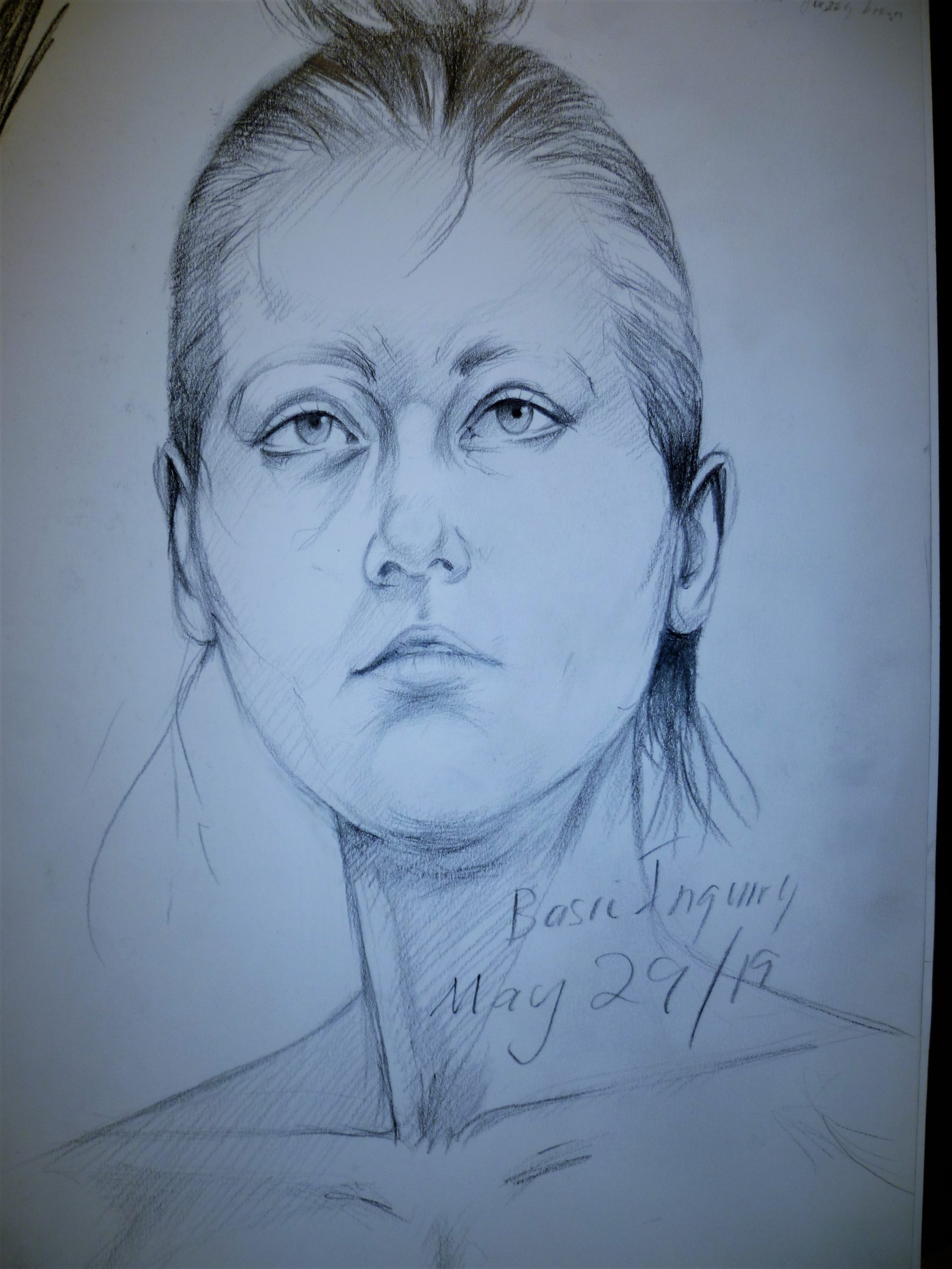 Basic Inquiry Life Drawing Portrait – Colin Lanyon