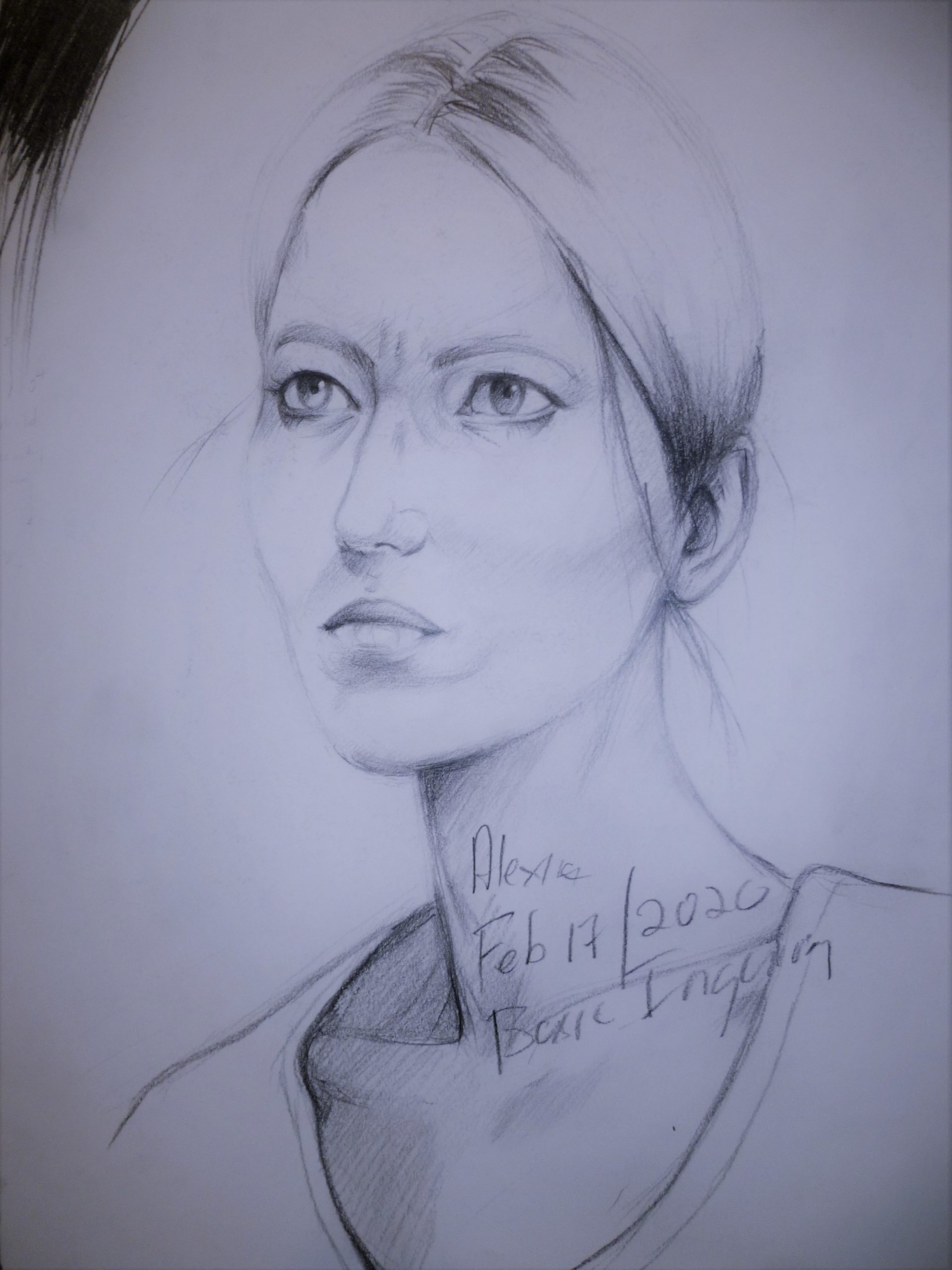 Basic Inquiry Life Drawing Portrait – Colin Lanyon