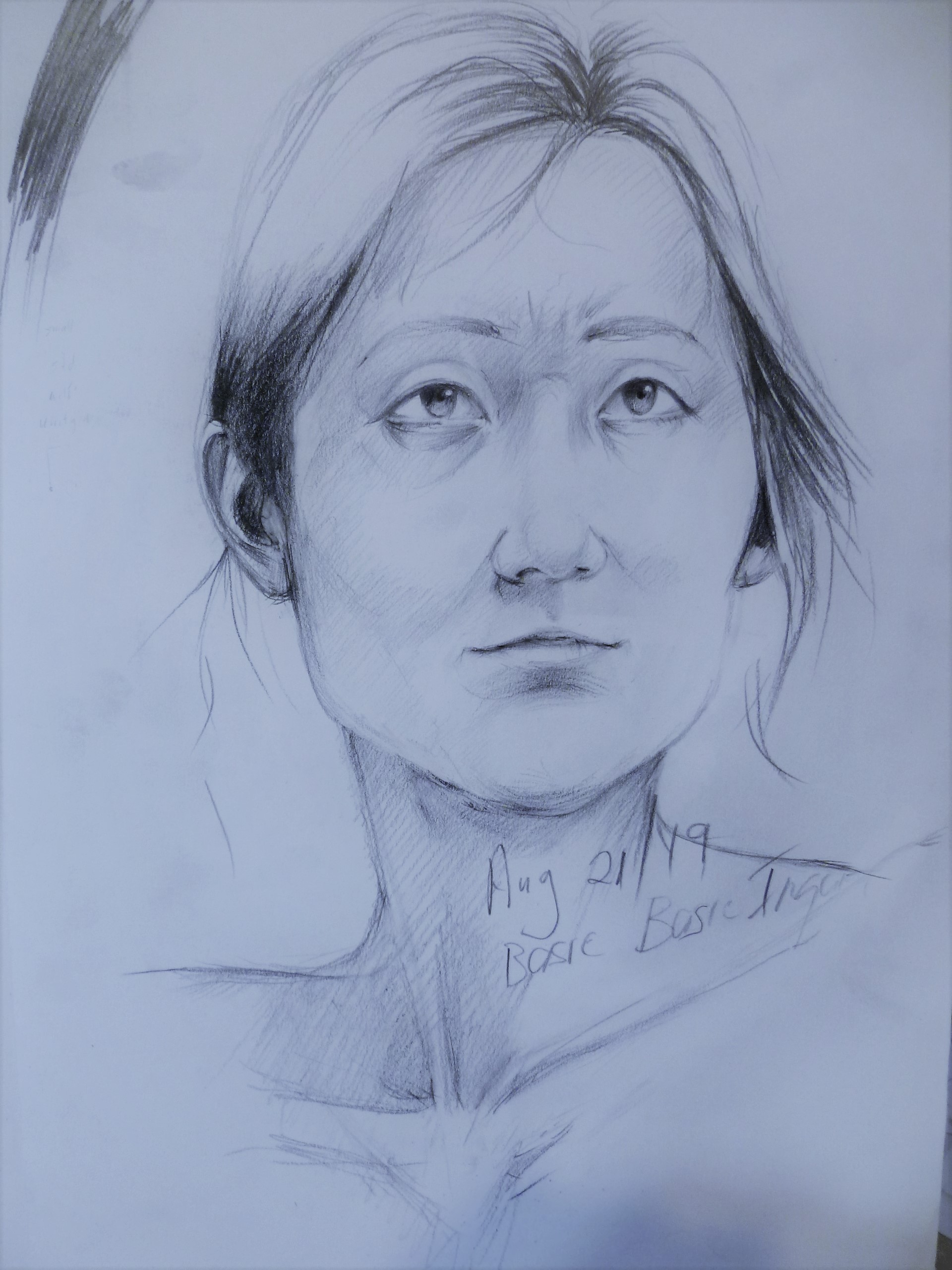 Basic Inquiry Life Drawing Portrait – Colin Lanyon