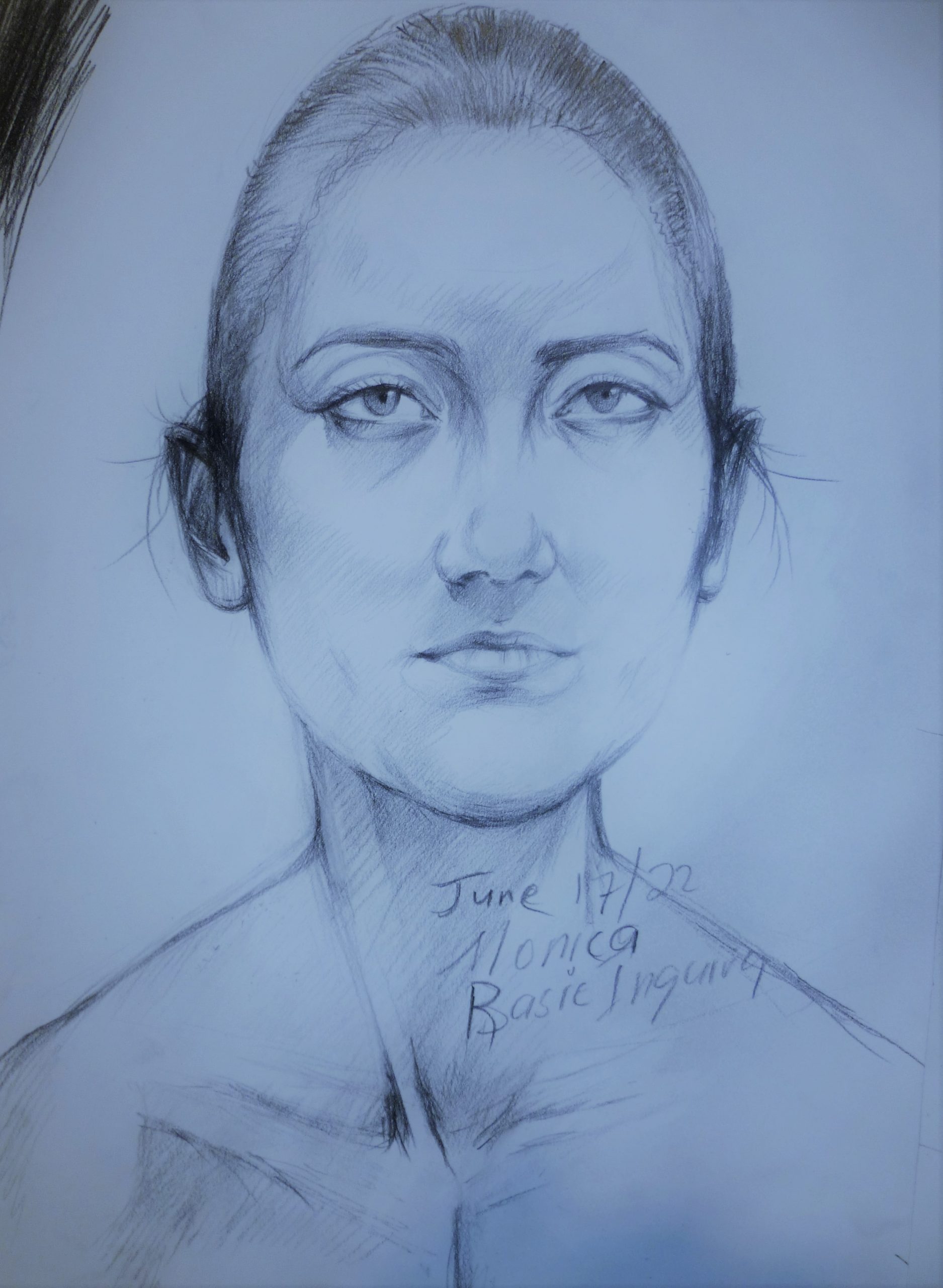Basic Inquiry Life Drawing Portrait – Colin Lanyon